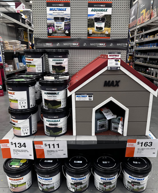 The MASTERMAX MAX House is now on show at Manukau Mitre 10 Paint ...