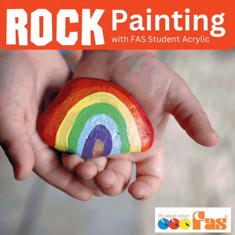 Rock Painting Adventure with FAS Student Acrylic
