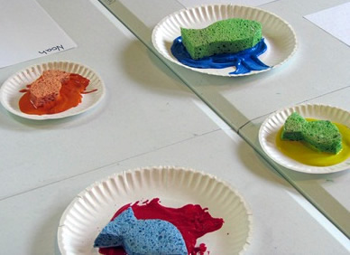 Creative Sponge Painting Lesson Plan for Kids | Ideas for Art