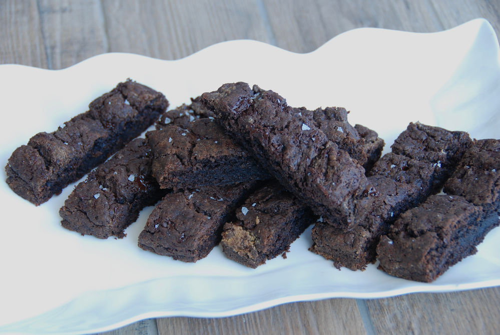 Fudgy Chocolate Chip Sticks