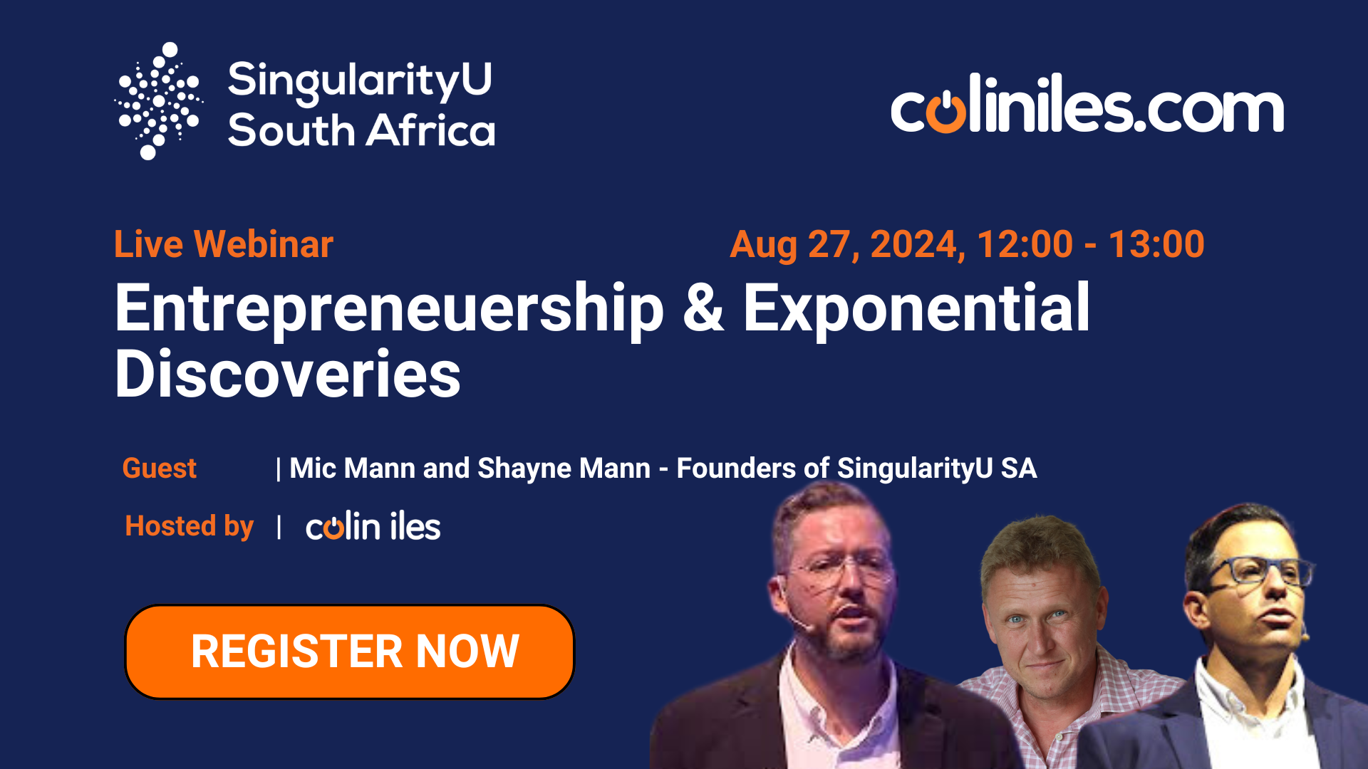Entrepreneuership & Exponential Discoveries | Colin Iles