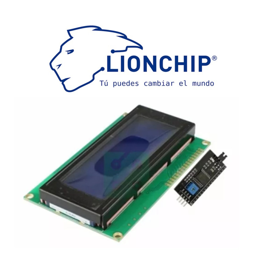 Display Lcd Pantalla 20x4 Lcd20x4 Con Interfaz I2c Fondo Azul Letras ... Display Lcd Pantalla 20x4 Lcd20x4 Con Interfaz I2c Fondo Azul Letras ...