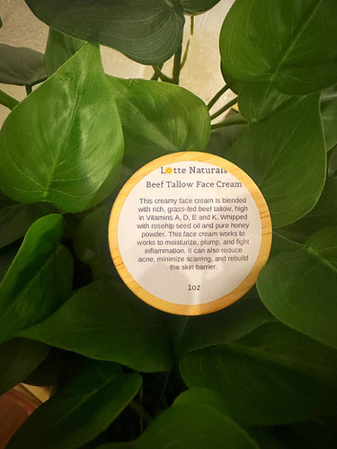 Beef Tallow Face Cream | Lotte Naturals