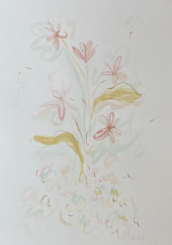 "Pastel Botanical II" - 17x23 - Paper | shelbyleighdesigns