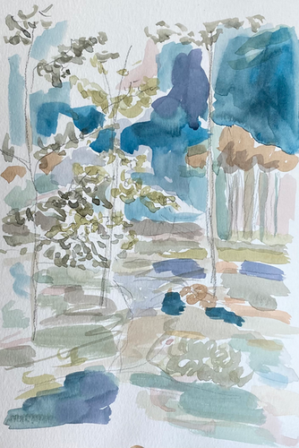 “Blue Sky” - 7x11 - Paper | shelbyleighdesigns