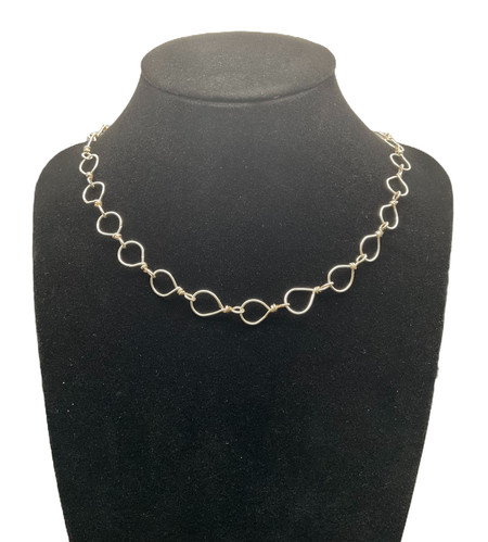 Bubble Link Chain in Silver or Gold - Handmade | Wild Geranium