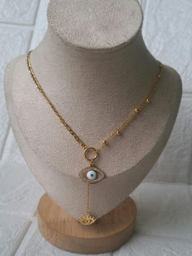 Evil eye drops chain | My Jewellery Box
