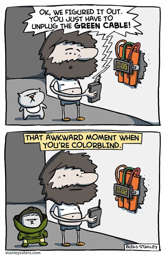 Colorblind Memes & Jokes. Best Collection of Funny Colorblind Pictures