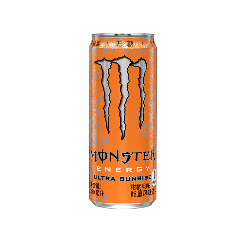 Monster Energy Ultra Sunrise, Sugar Free Energy Drink, 330ml (Pack of ...