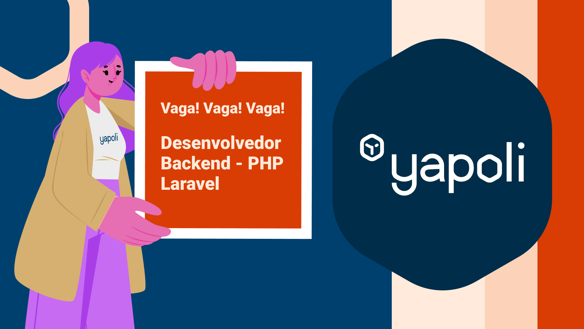 Vaga de Desenvolvedor Backend - PHP Laravel na Yapoli Vaga de Desenvolvedor Backend - PHP Laravel na Yapoli