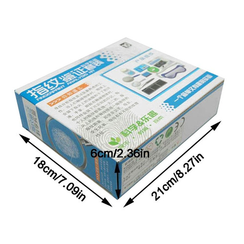 Children Fingerprint Verification Analysis Kit DIY Science Forensic ...
