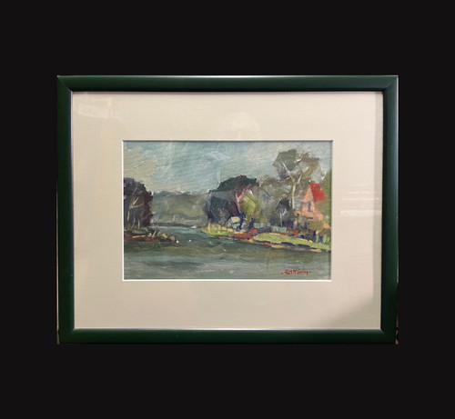 Paul McCarthy - Oil Painting | Narrabeen Lakes | The Fine Art Hut