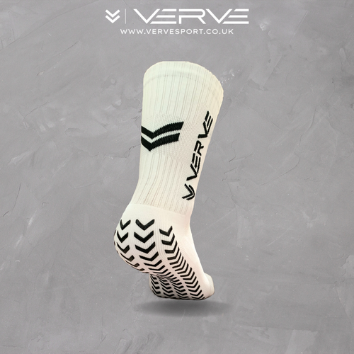 Verve Gripsocks - White | VerveSport Football Performance socks