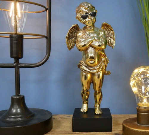 Gold Too Cool Cherub | The Urban Cage