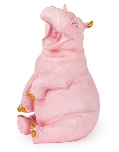 Pink Laughing Hippo | The Urban Cage