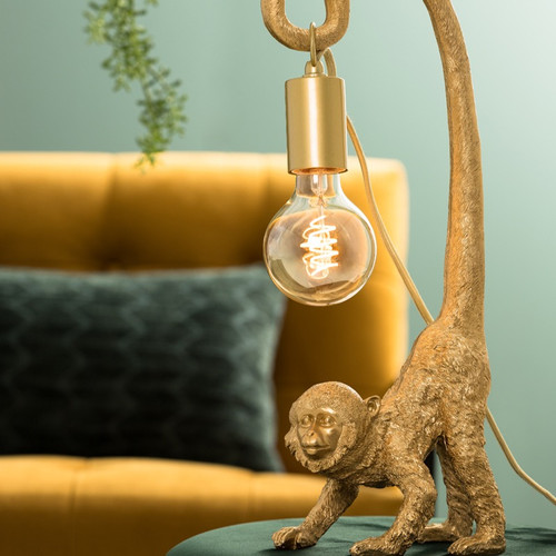 Gold Monkey Wall Light | Unique Lighting | Quirky Lamps