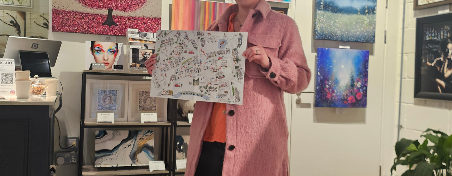 Wokingham Artistic Map | R Young Art Gallery