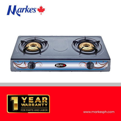 Markes Gas Stove - Painted Body Blue White (MGS-8205TBW) | Markes Philippines