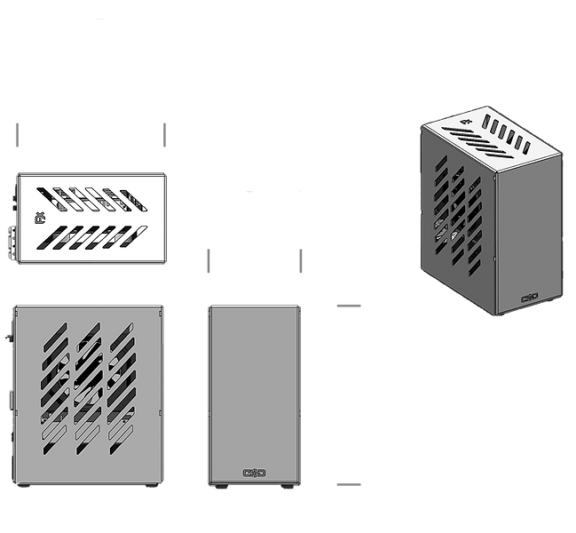 Case FX lm 4.9L | SFF Cases Custom MOD