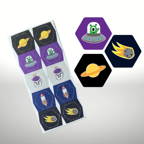 Space Themed Badges | Achieve Sleeve