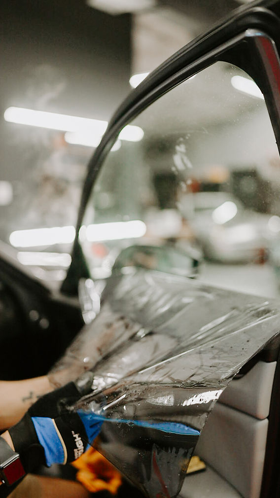 opened window after tint