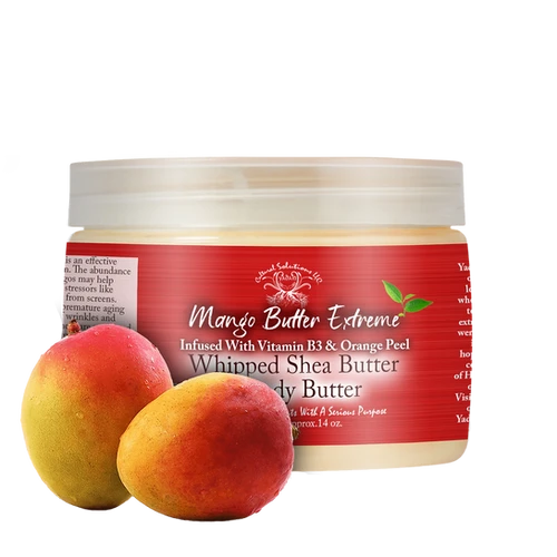 Mango Butter Extreme Whipped Shea Butter Body Butter (Approx. 14oz ...