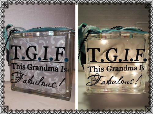 TGIF Grandma Light Block | rileys