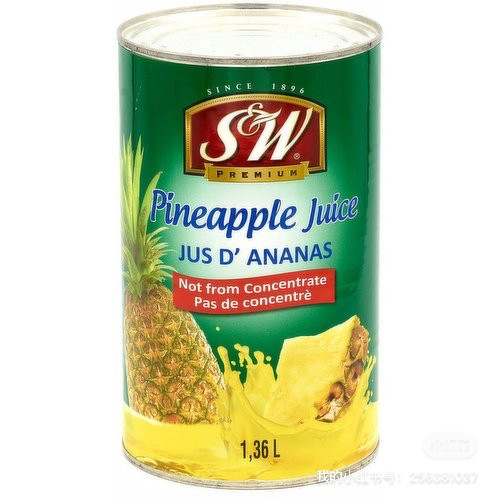 SW Pineapple Juice 12x1.36L | Shiny Star Canada