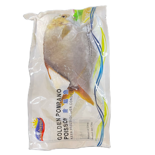 Kababayan Frozen Whole Round Golden Pompano 1x40LBS | Shiny Star Canada