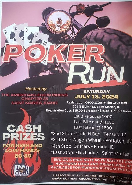 Poker Runs Flyers Templates