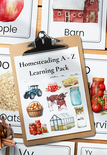 Homesteading A-Z Learning Pack | FTL of Homeschooling