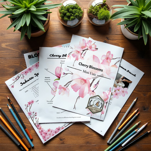 Cherry Blossoms Mini Unit | FTL of Homeschooling