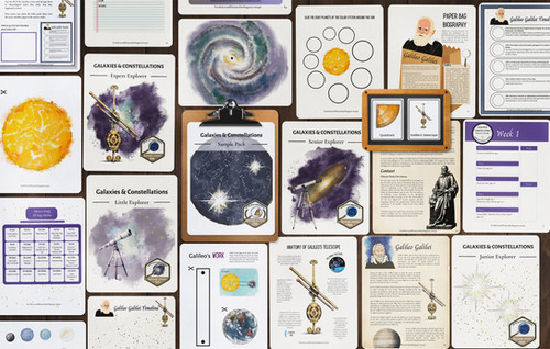Sample - Galaxies & Constellations Nature Study | FTL of Homeschooling