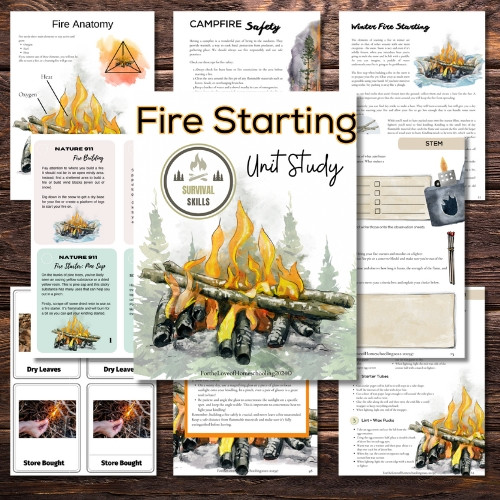Survival Skills: Start a Fire | FTL of Homeschooling