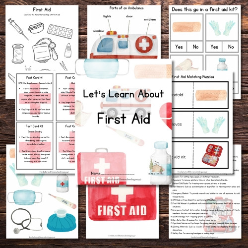 First Aid Early Learning Pack | FTL of Homeschooling