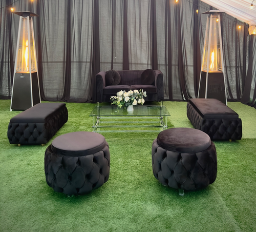 Chaise Velvet Lounge Set | Lopez's Event Rental