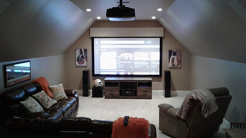 Custom designed home theaters and media rooms
