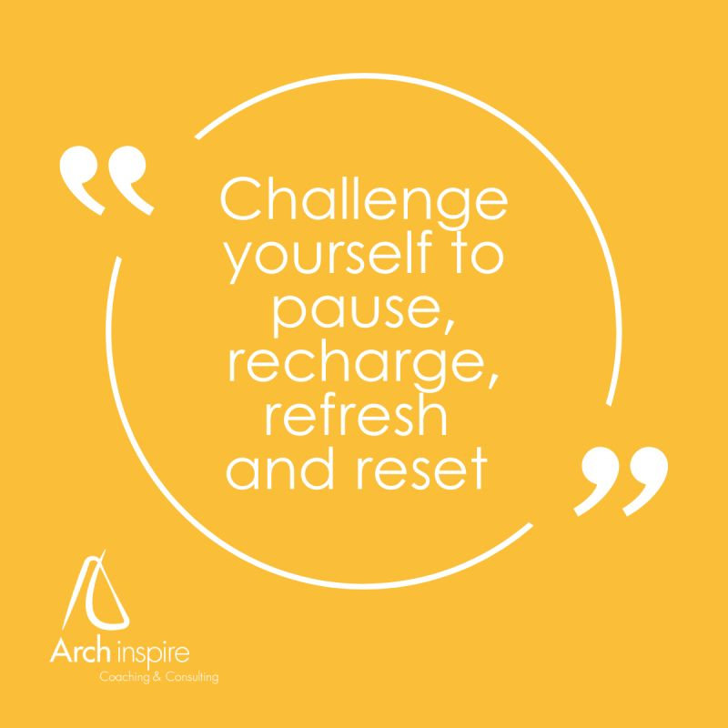 Pause, Recharge, Reset, Refresh