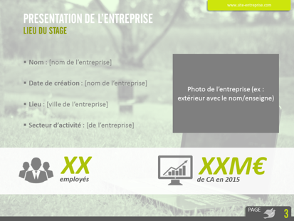 123-slide.com | AGENCE POWERPOINT | MODELE POWERPOINT SOUTENANCE STAGE