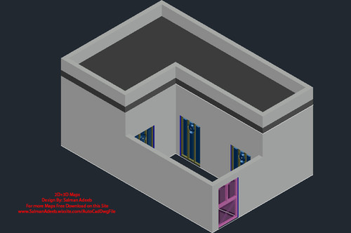 VTI College 3D Drawing No# 13 | AutoCAD