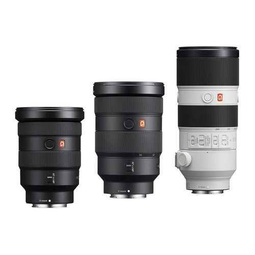 Sony G Master Trinity Lens Package (16-35, 24-70, 70-200mm) | Imajirent
