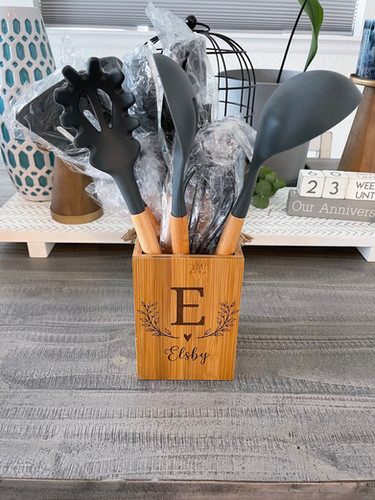 Engraved Personalized Kitchen Utensil Set | 3D Cubed Printing