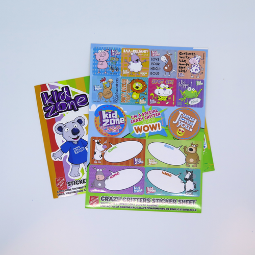 Sticker Sheet | kidzone