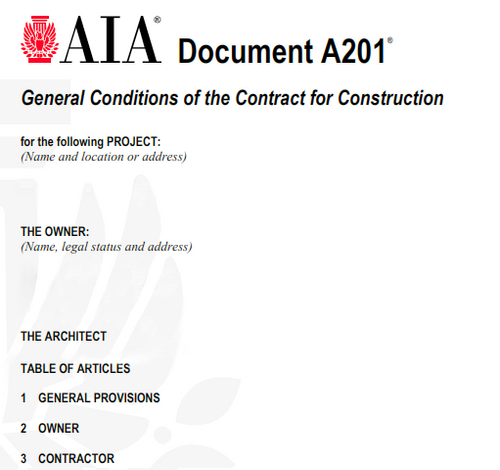 AIA Contract Documents: A201, A401, & A701 | Construction Academy