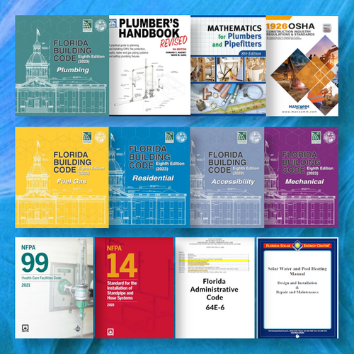 Plumbing books for trade exam CFC | Florida Construction Academy