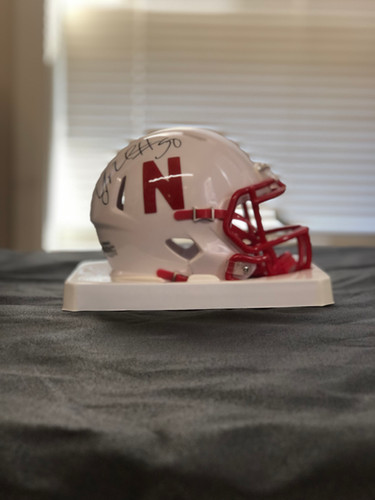 Yoshi Hardrick Autographed Alternate Mini Helmet | Capital City Sports