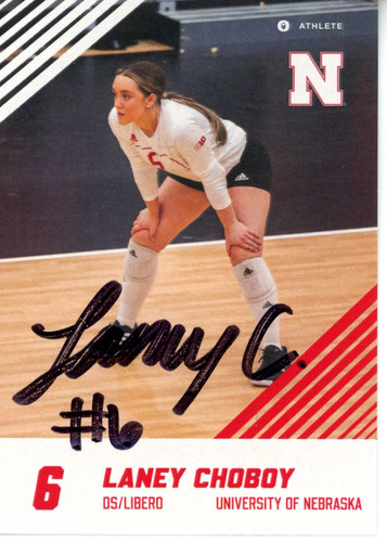 Laney Choboy Autographed OnIt Athlete Volleyball Card | Capital City Sports