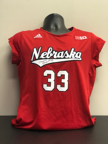Hayden Kubik Autographed Game Worn/Issued Nebraska Volleyball Jersey ...