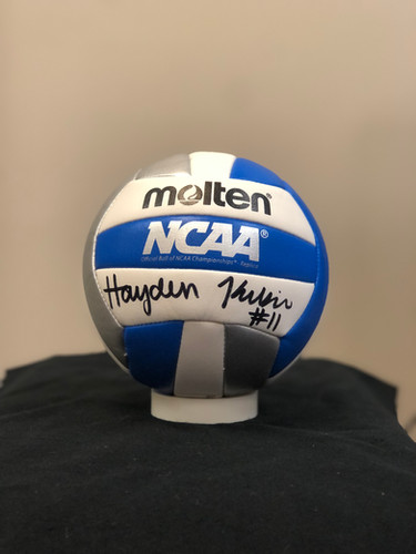 Hayden Kubik Autographed NCAA Championship Replica Mini Volleyball ...
