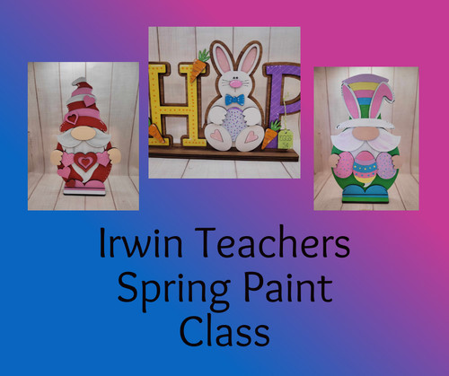 Irwin Teachers' Private Spring Paint Class | Studio U Create
